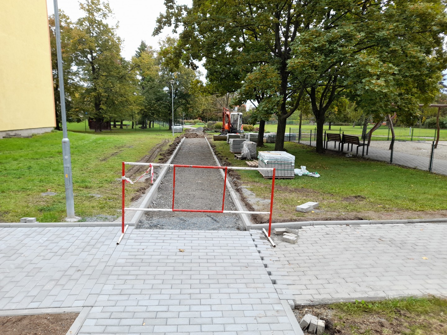 Oprava chodníků 2022 - sídl. Svobody | Prostějov